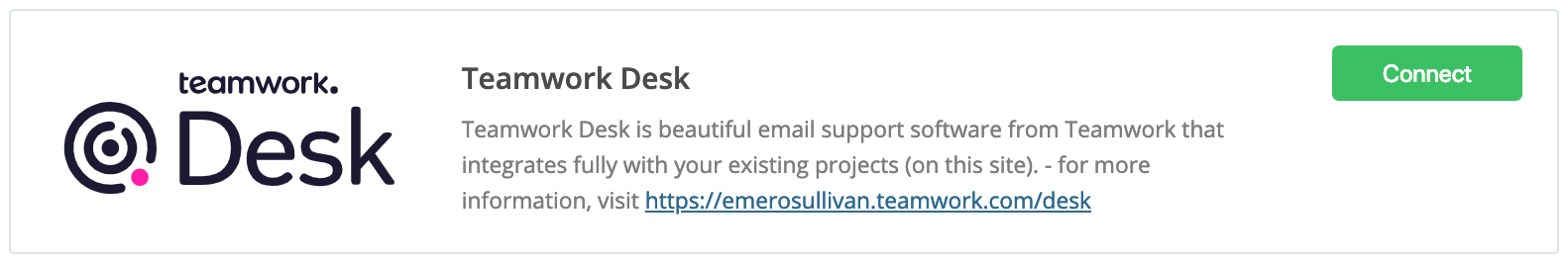 Enabling Teamwork Desk for Your Site - Teamwork Projects Support