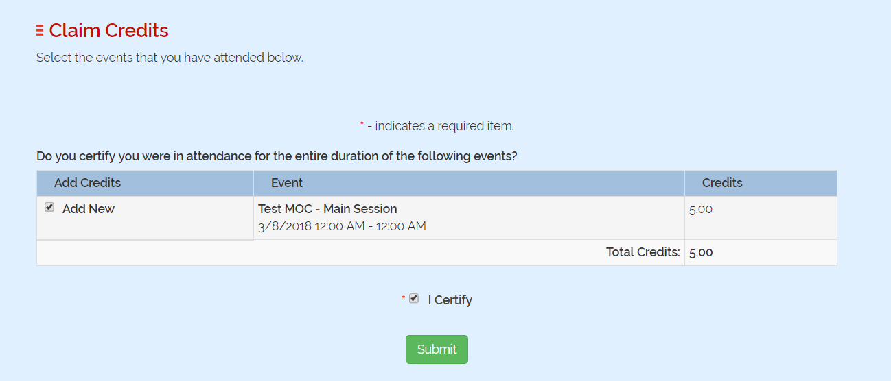 How to Claim CME /MOC/SAM Credits from a Session with MOC/SAM – HighMarks How to Claim CME /MOC/SAM Credits from a Session with MOC/SAM – HighMarks