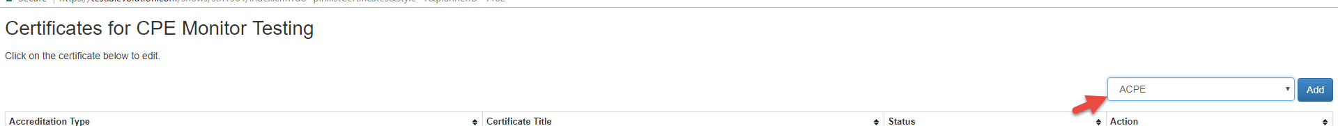 CPE Monitor Report and Setup – HighMarks