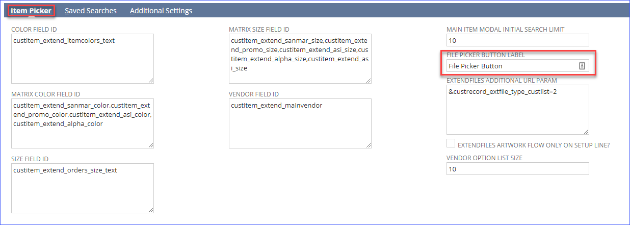 Configure eXtendFiles File Picker and Field Label with eXtendOrders 2.0 - eXtendKnowledge